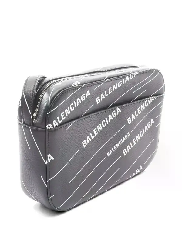 Balenciaga 2000s Leather Shoulder Bag - Black