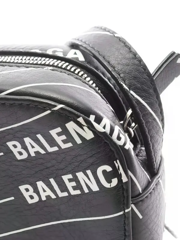 Balenciaga 2000s Leather Shoulder Bag - Black