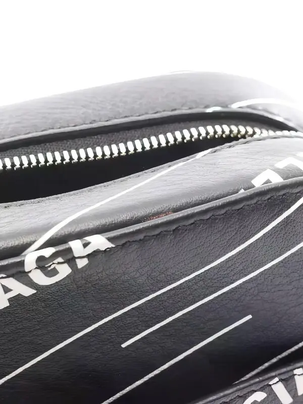 Balenciaga 2000s Leather Shoulder Bag - Black