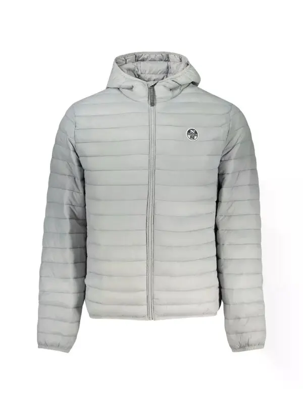 NORTH SAILS Quilted Hooded Jacket - Grey