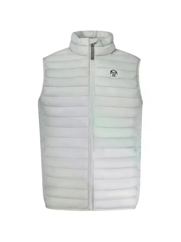 NORTH SAILS Quilted Gilet With Logo Patch - Grey