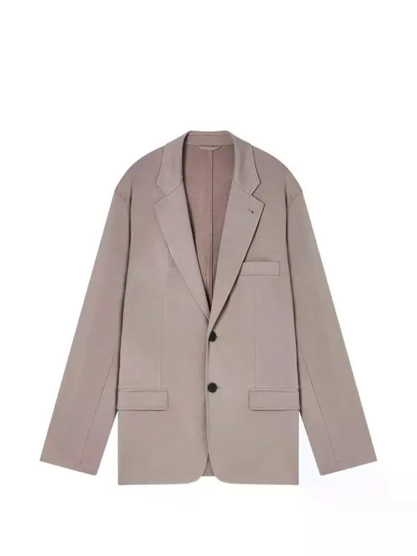 Emporio Armani Single-breasted Blazer - Grey