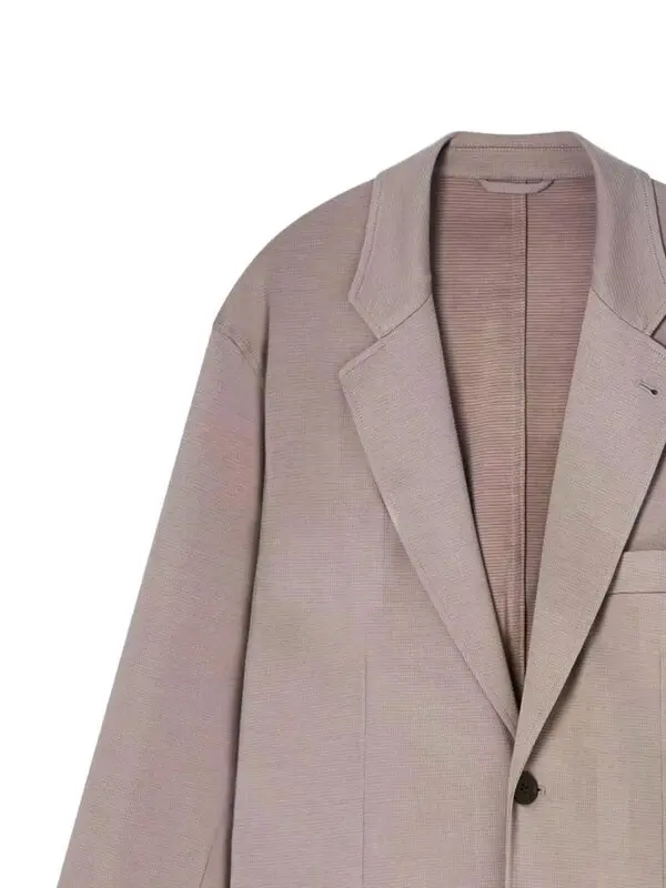 Emporio Armani Single-breasted Blazer - Grey
