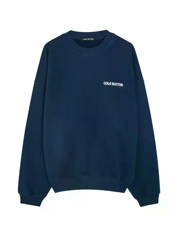 COLE BUXTON Logo-print Crew-neck Sweatshirt