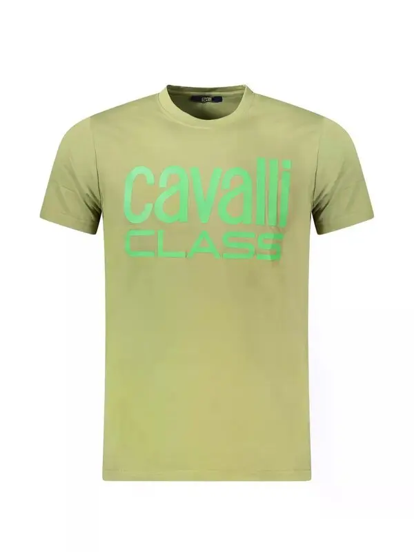 Roberto Cavalli Logo-print T-shirt - Green