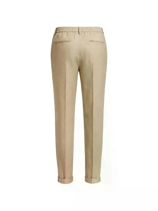Peserico Pleated Drawstring Trousers - Neutrals