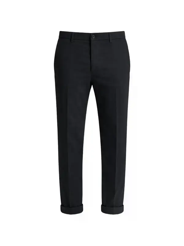 Peserico Pressed-crease Cotton Trousers