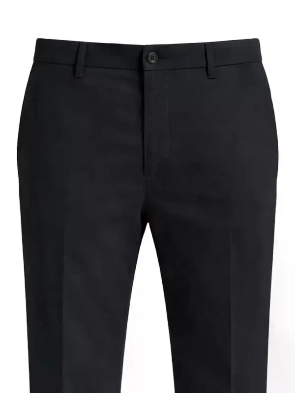 Peserico Pressed-crease Cotton Trousers