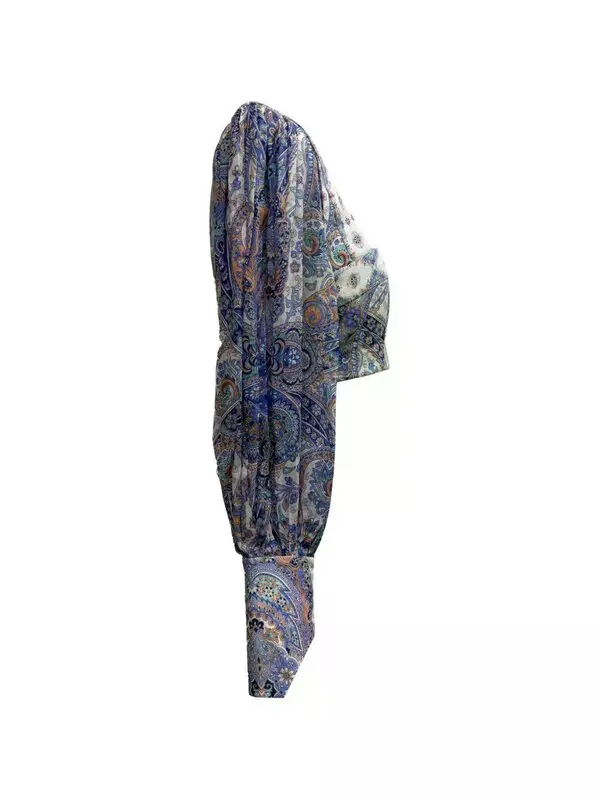 Zimmermann Paisley-print Cropped Top