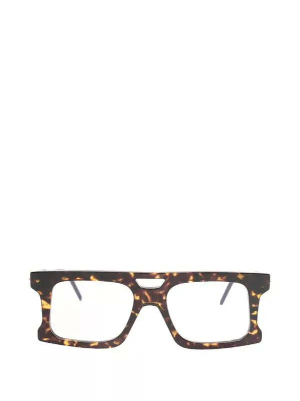 KUBORAUM D76 Square-frame Eyeglasses - Brown