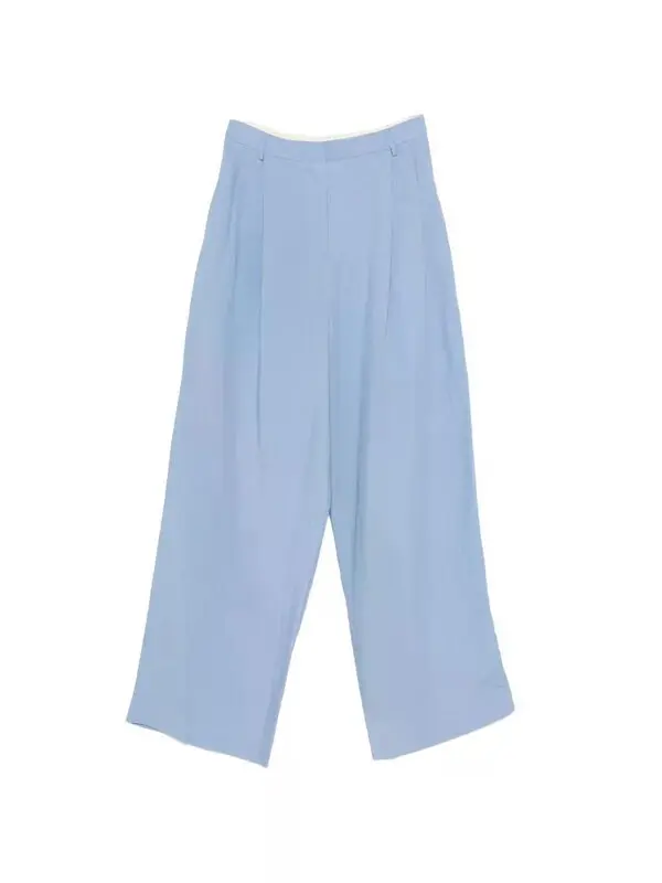 MERCI Pleated Wide-leg Trousers