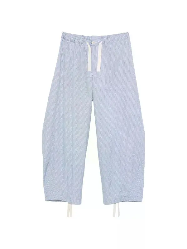 Sacai Striped Drawstring-waist Trousers