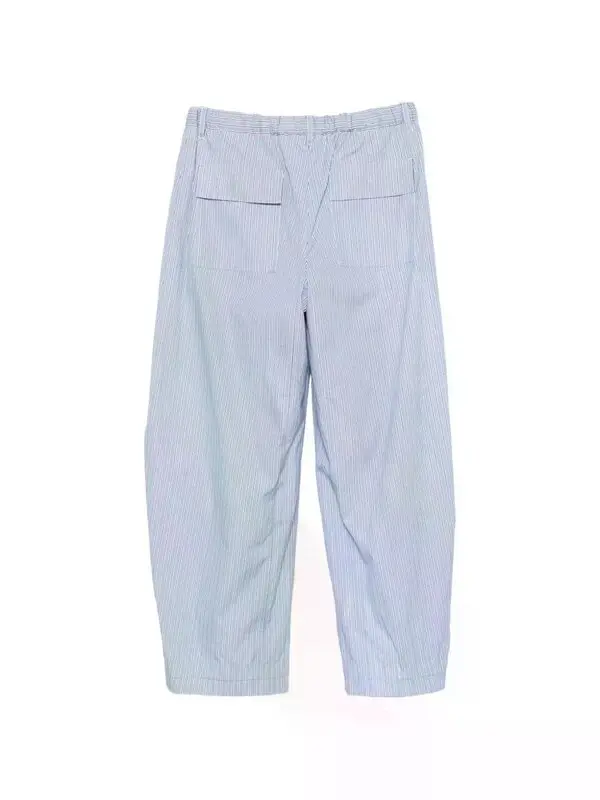 Sacai Striped Drawstring-waist Trousers