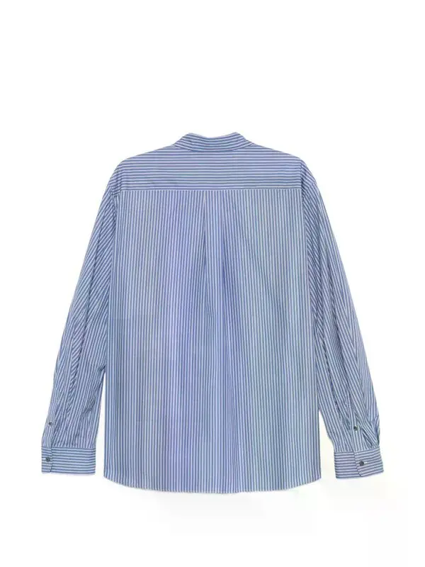 Sacai Stripe-print Poplin Shirt
