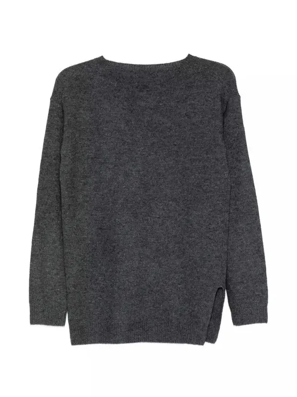 Prada Crew-neck Side-slit Sweater