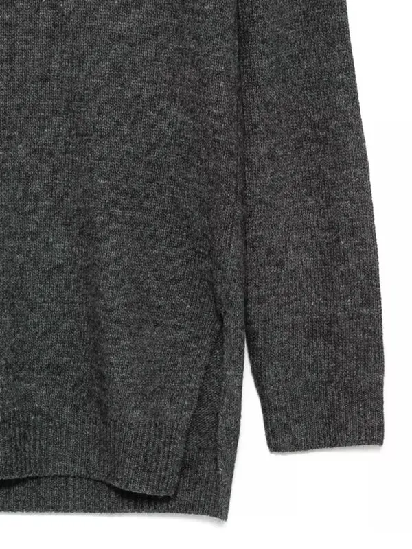 Prada Crew-neck Side-slit Sweater