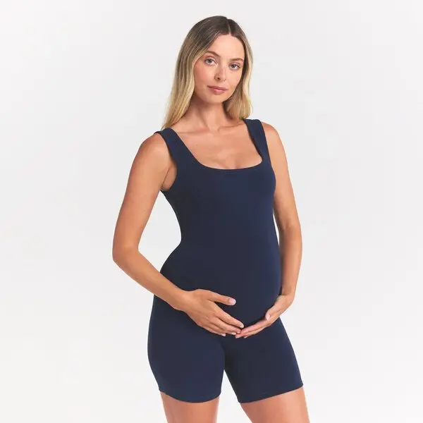 SKIMS Maternity Onesie - Navy