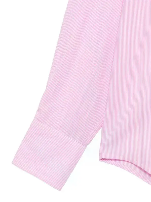 MC2 SAINT BARTH Striped Embroidered Shirt - Pink