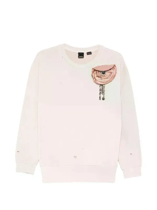 Pinko Distressed Sweatshirt