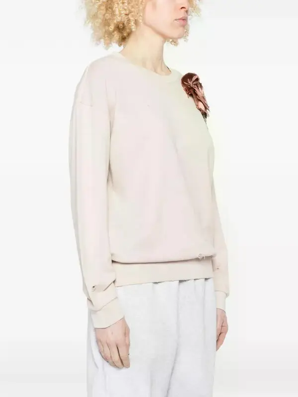 Pinko Distressed Sweatshirt