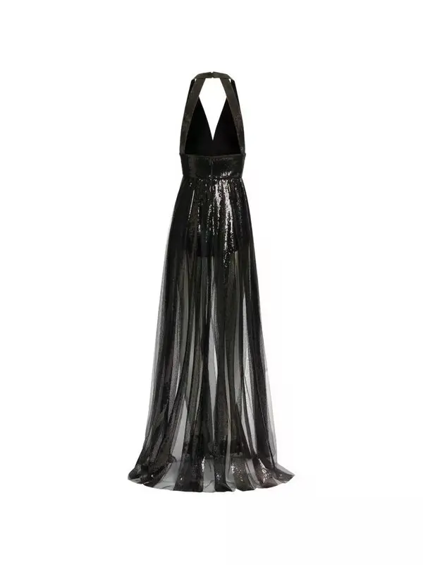 Elie Saab Sequin-embellished Maxi Dress