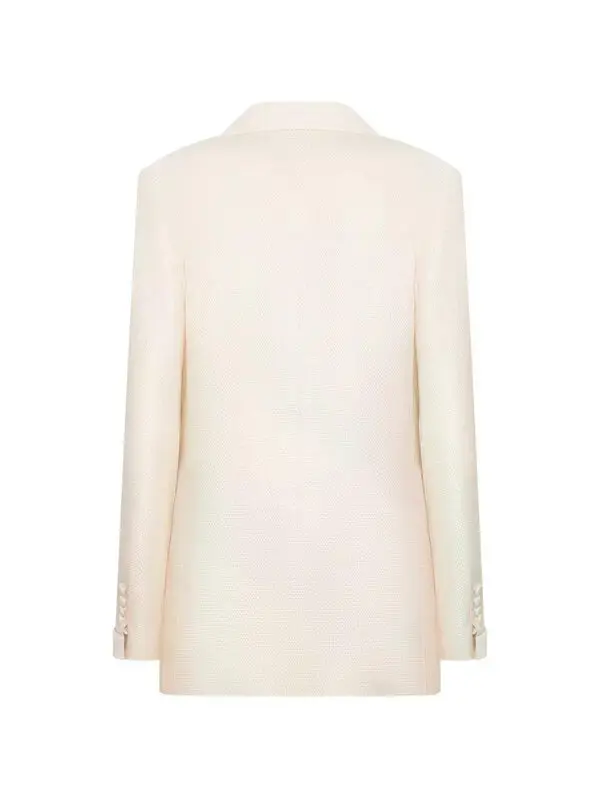 TOM FORD Shawl-lapel Honeycomb-textured Jacket