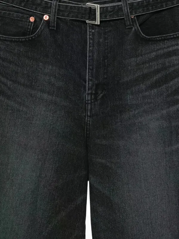 Sacai Belted Barrel-leg Shorts