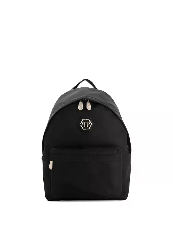 Philipp Plein Logo Plaque Backpack - Black