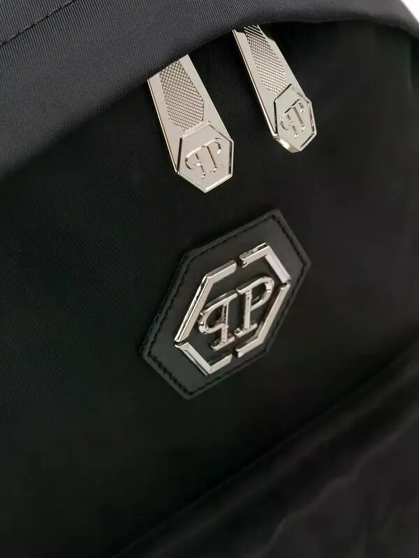 Philipp Plein Logo Plaque Backpack