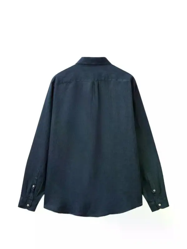 BENETTON Long-sleeved Linen Shirt