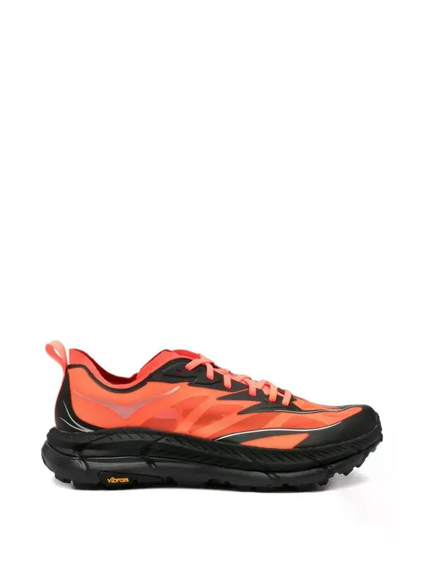 HOKA® Panelled Mesh Low-top Sneakers - Orange