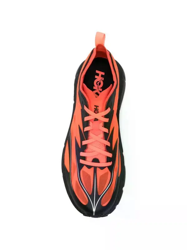 HOKA® Panelled Mesh Low-top Sneakers - Orange