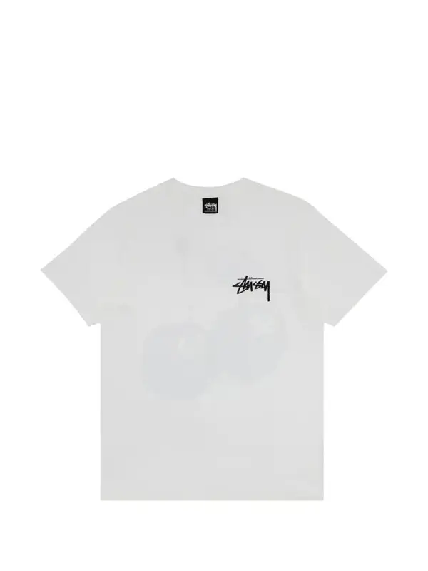 StÜssy Cherries Graphic-print T-shirt - White