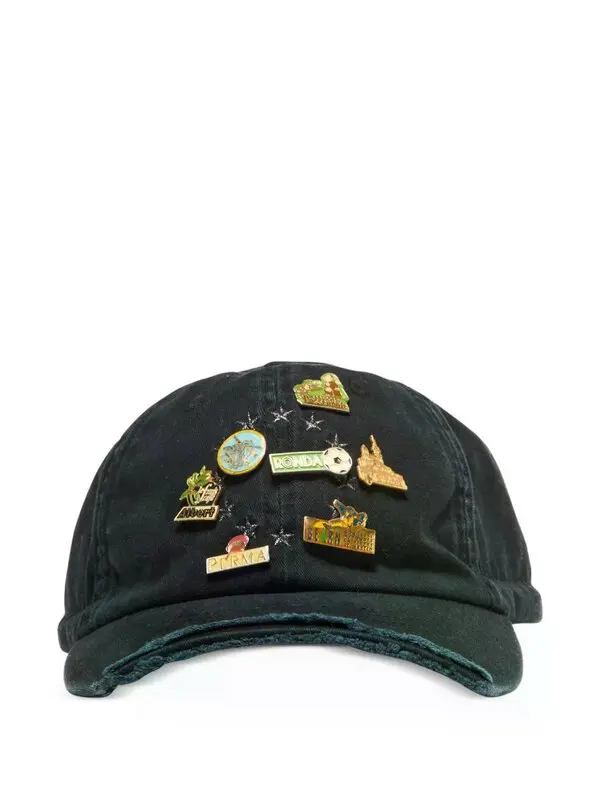 PROTOTYPES Pin Badge Baseball Cap - Black