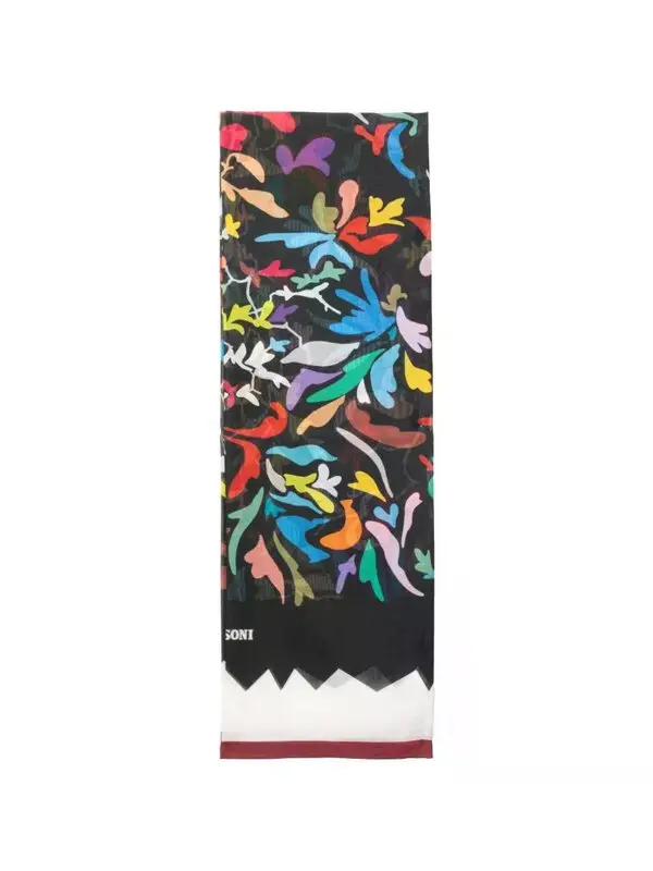 Missoni Abstract-print Scarf - Black