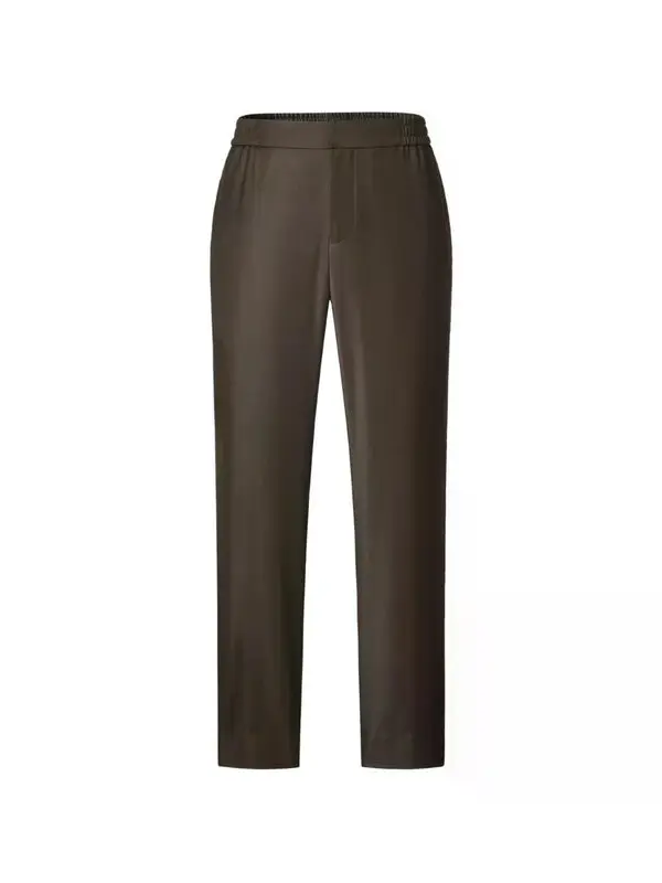 Shanghai Tang Elasticated-waist Wool Trousers
