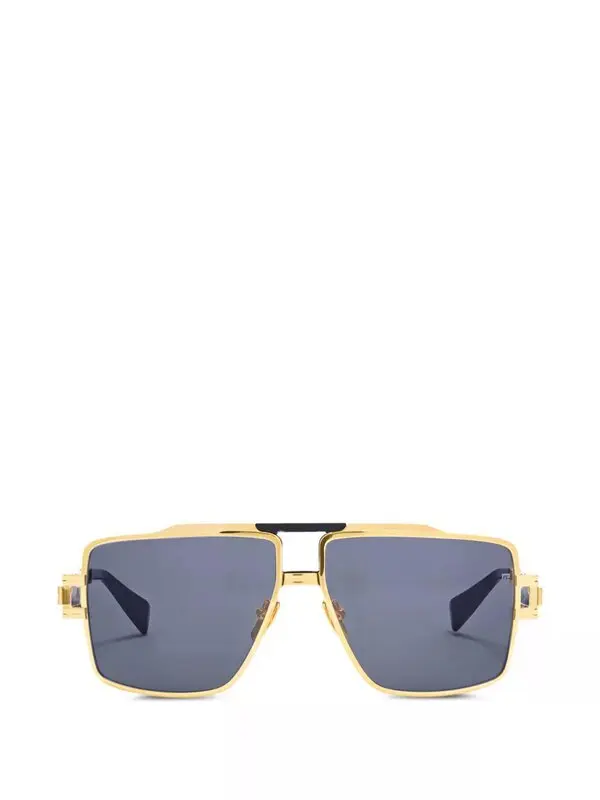 Balmain Geometric Sunglasses - Gold