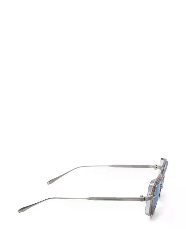 AKONI Jura Geometric-frame Double-bridge Sunglasses