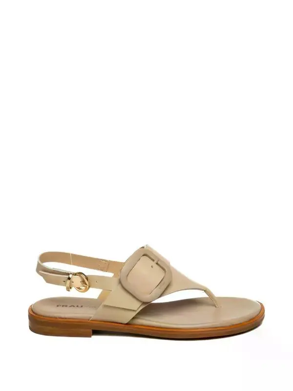 FRAU Buckle-detail Leather Sandals