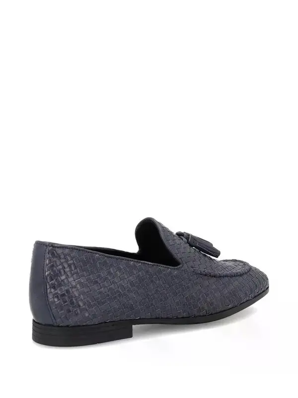 FRAU Woven Tassel Loafers - Blue