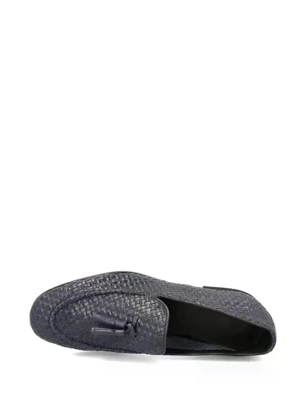 FRAU Woven Tassel Loafers - Blue