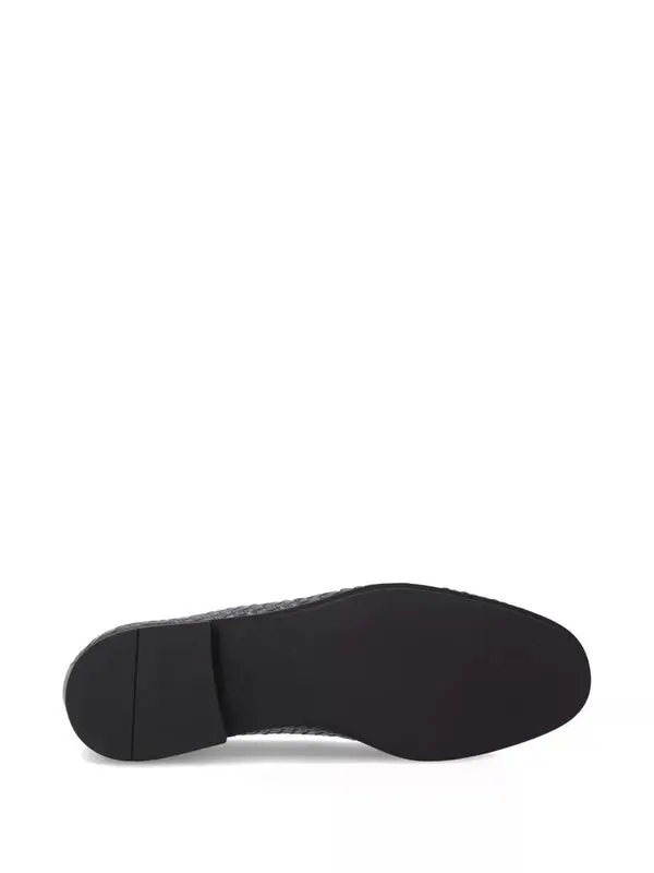 FRAU Woven Tassel Loafers - Blue