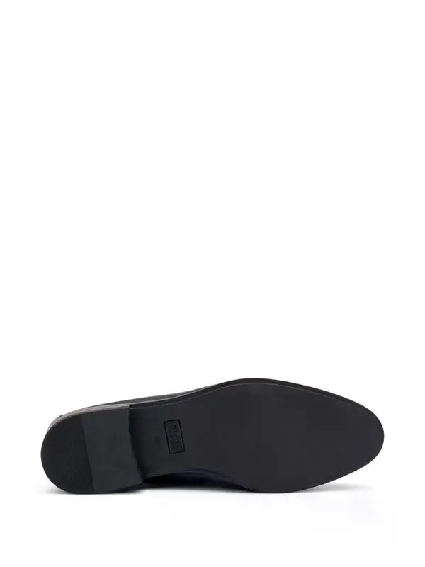 FRAU Buckle-detail Leather Loafers - Blue