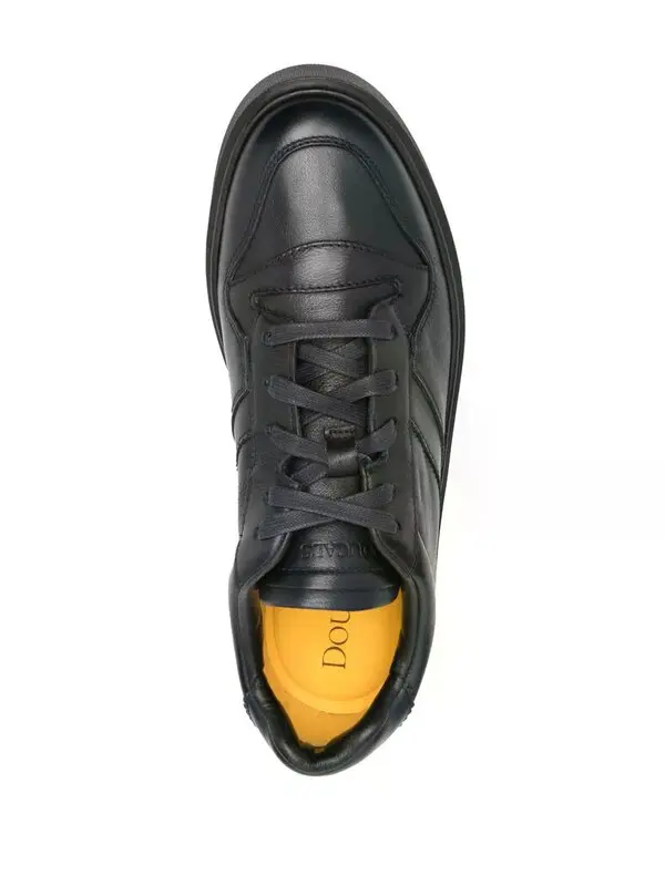 DOUCAL'S Grained Leather Sneakers