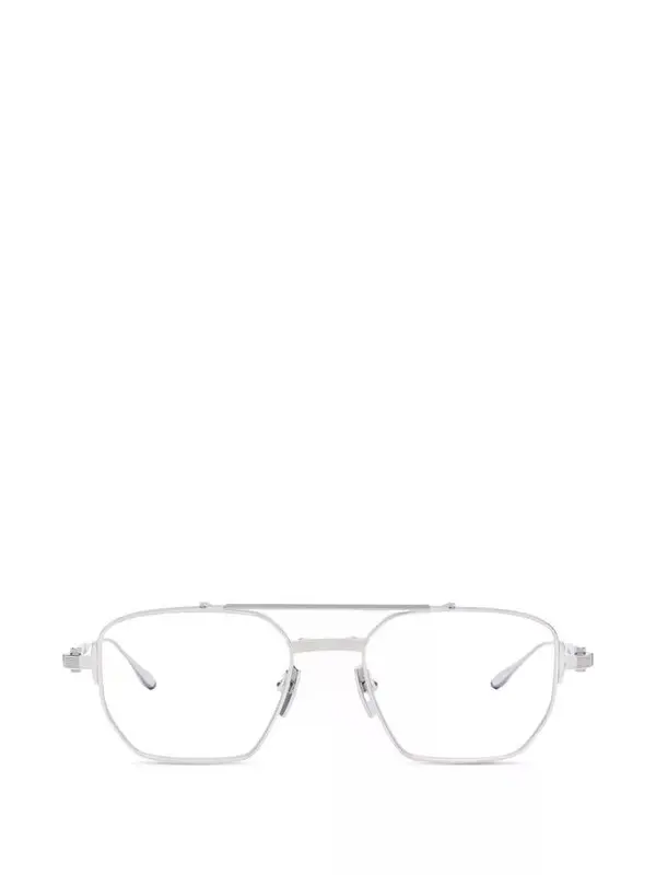 AKONI Proteus Rx Double-bridge Eyeglasses - Silver