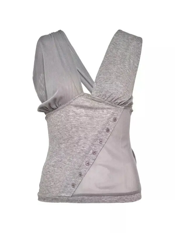 SULTRY VIRGIN Deconstructed Panelled Top
