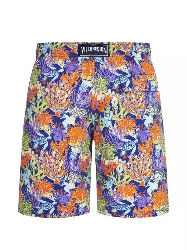 Vilebrequin Printed Swim Shorts - Blue