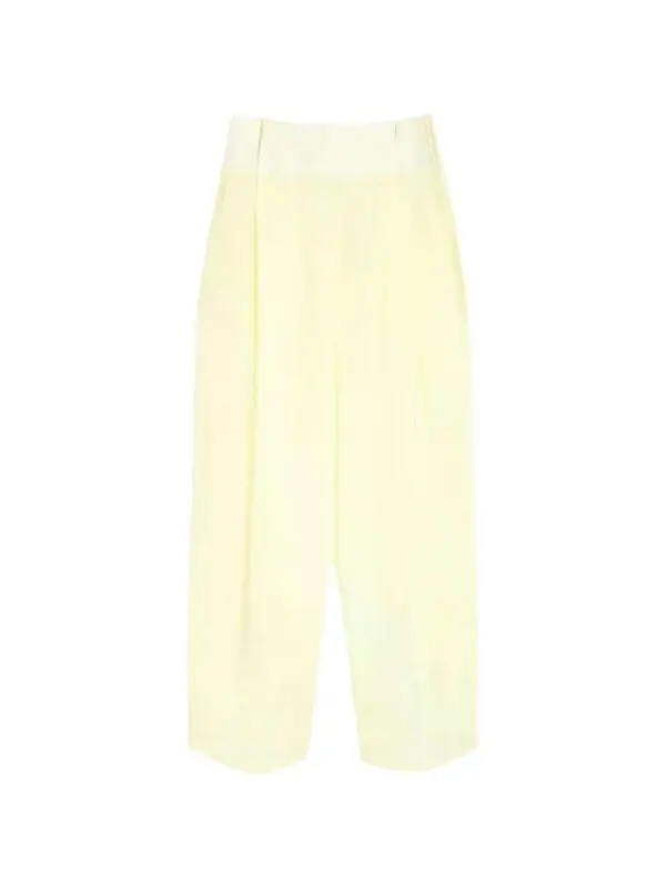 Sportmax Wide-leg Trousers - Yellow