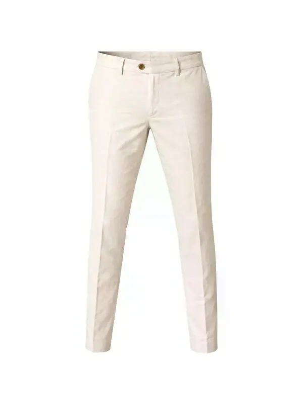 FRANZESE COLLECTION Flat-front Skinny Trousers