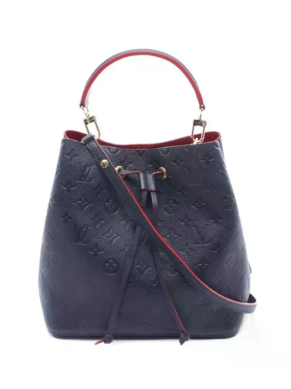 LOUIS VUITTON 2010s Neo Noe Monogram Empreinte Tote Bag - Blue